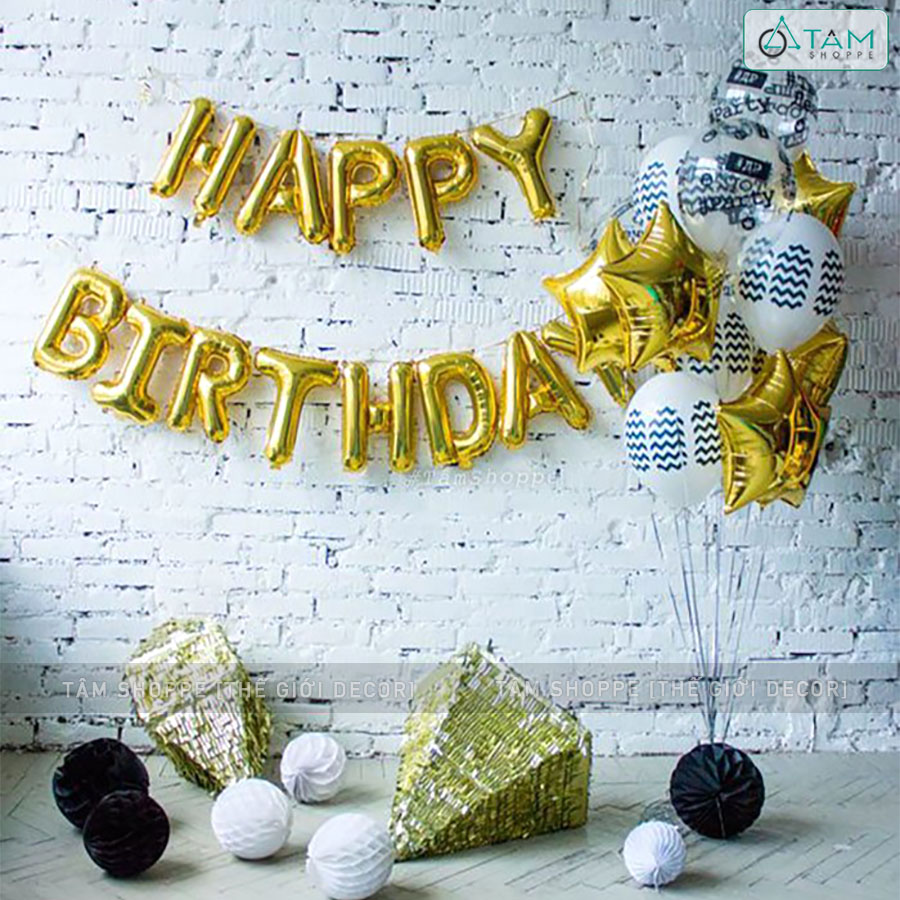 Bong bóng kiếng chữ cái và số cao 33cm (Bán lẻ từng cái) BBK-CH.VS-01